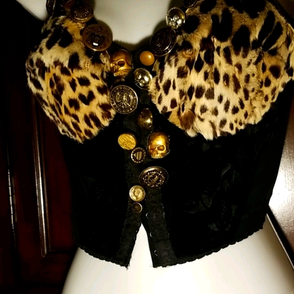 Kristi Smart | Tops | Leopard Skin Bustier By Kristi Smart | Poshmark